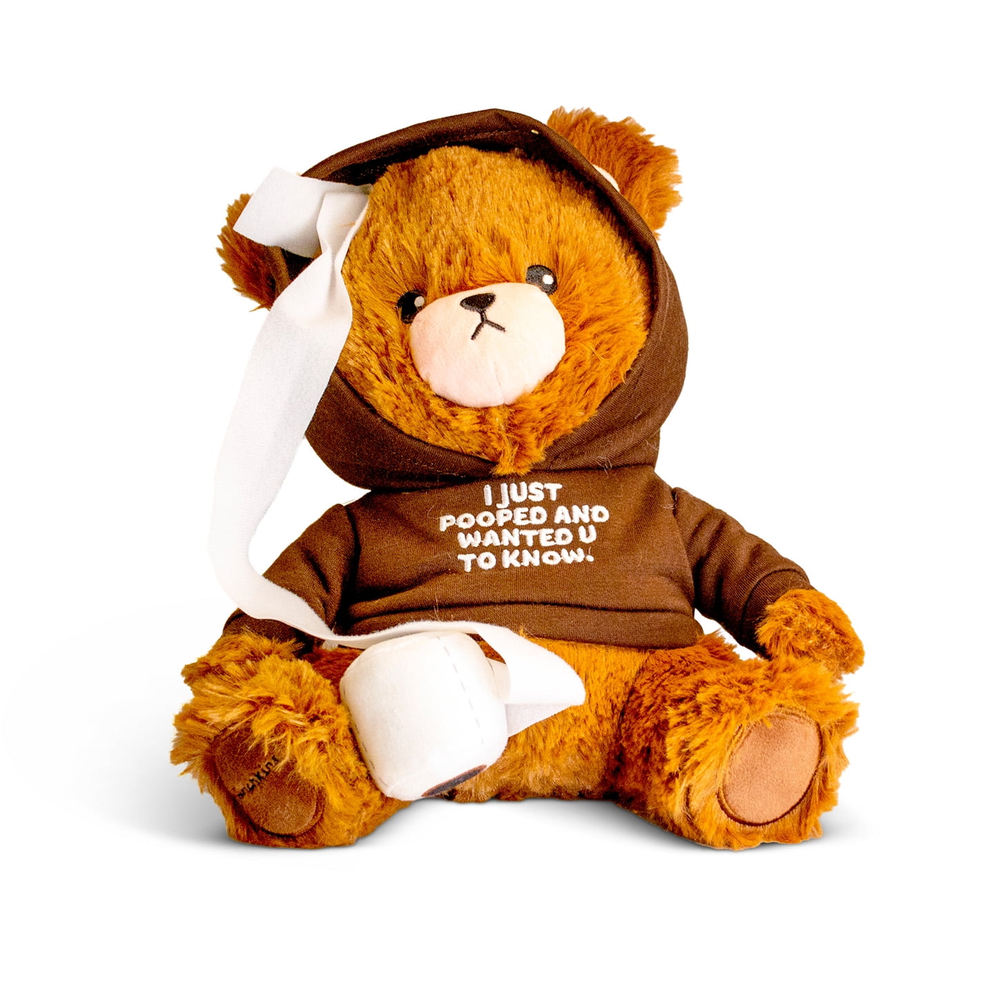Punchkins Just Pooped Unbearable Plushie, Comical Plush Teddy Bear ...