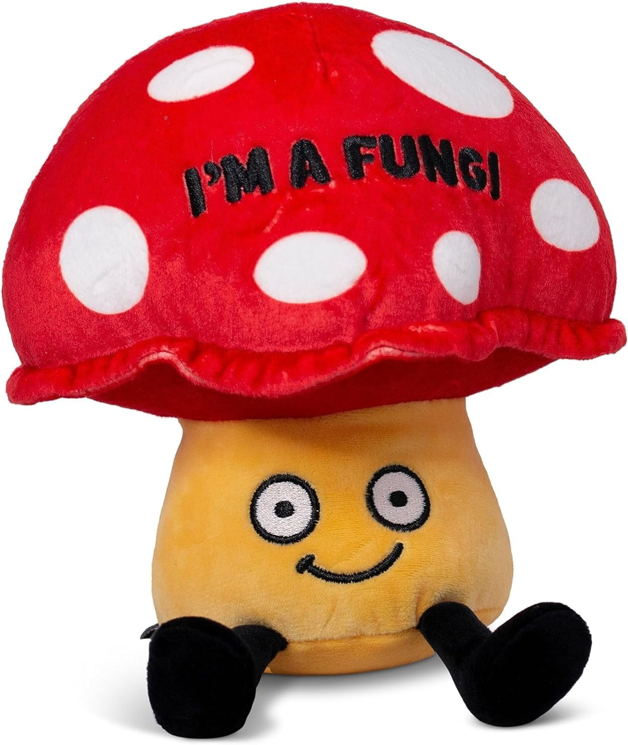 Punchkins Mushroom Foodie Plushie, Funny Meme,Gift, Comical Plush ...