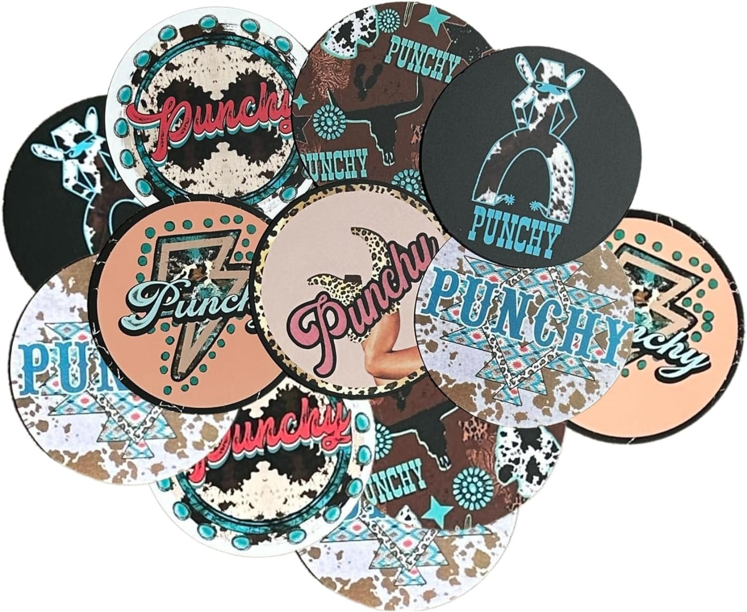 Punchy Freshie Cardstock Cutouts Rounds 3 inch 12 pk Mixed Scented ...