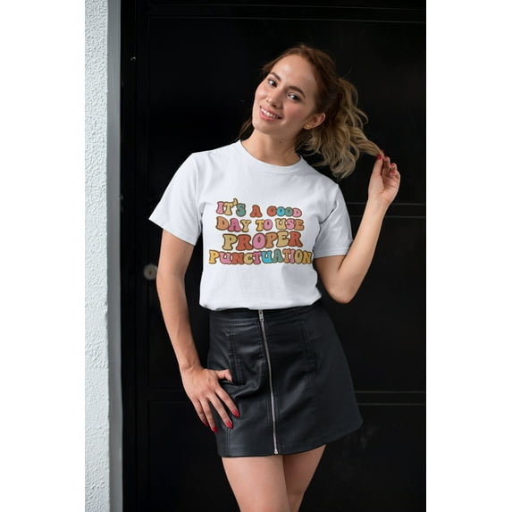 Punctuation Shirt, Groovy Grammar Shirt, English Teacher Shirt, Grammar ...