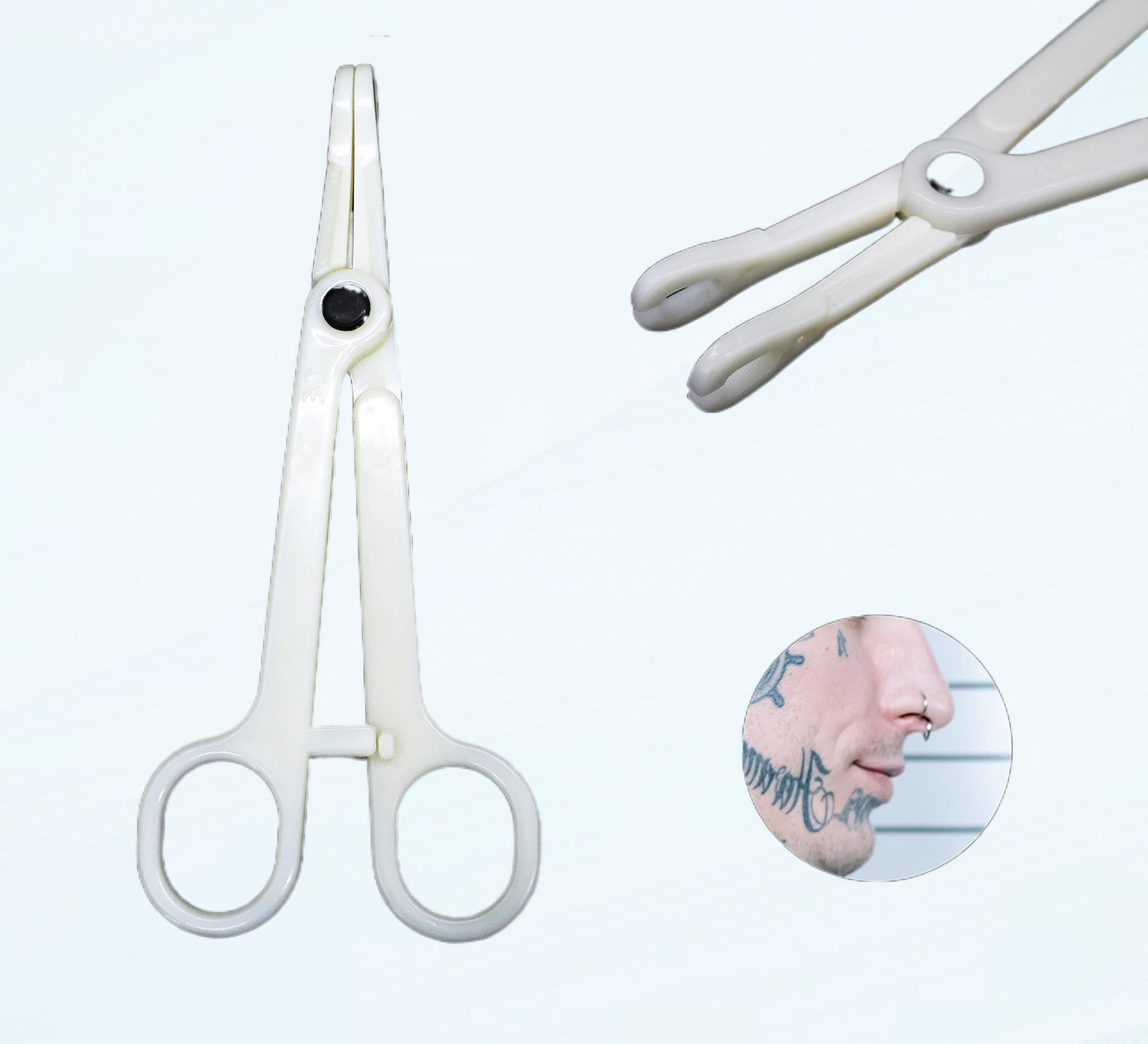 Puncture clip 8 pieces disposable puncture clamp slotted navel clamp ...