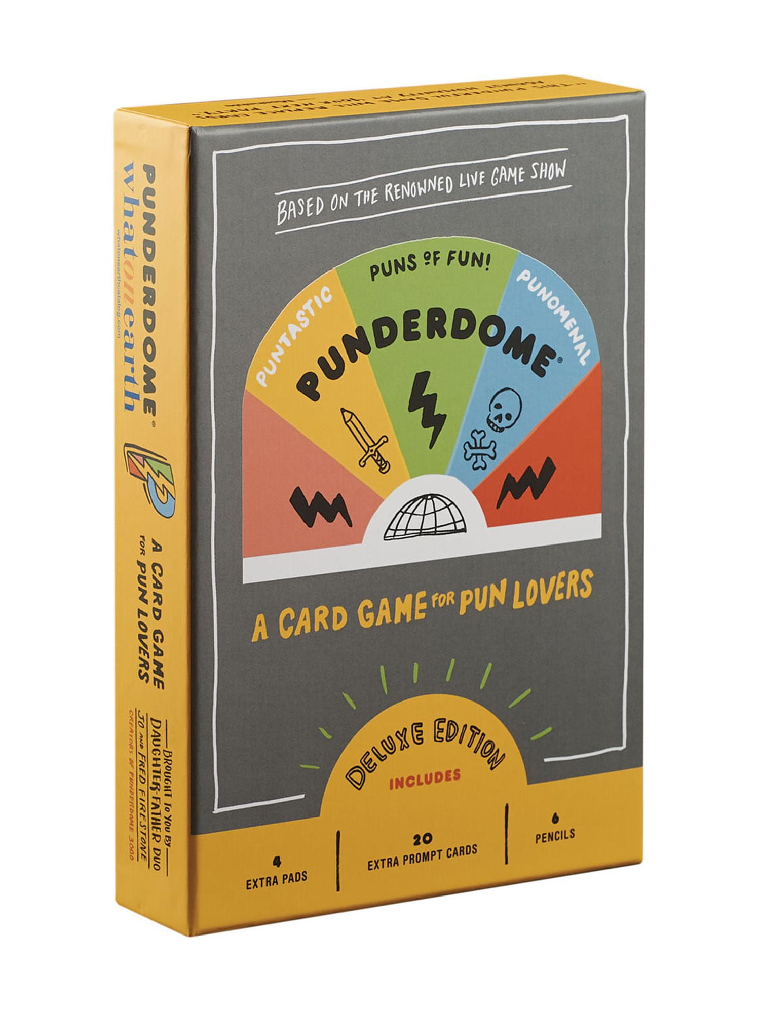 Punderdome: A Card Game for Pun Lovers Deluxe Edition - 20 Extra Cards ...