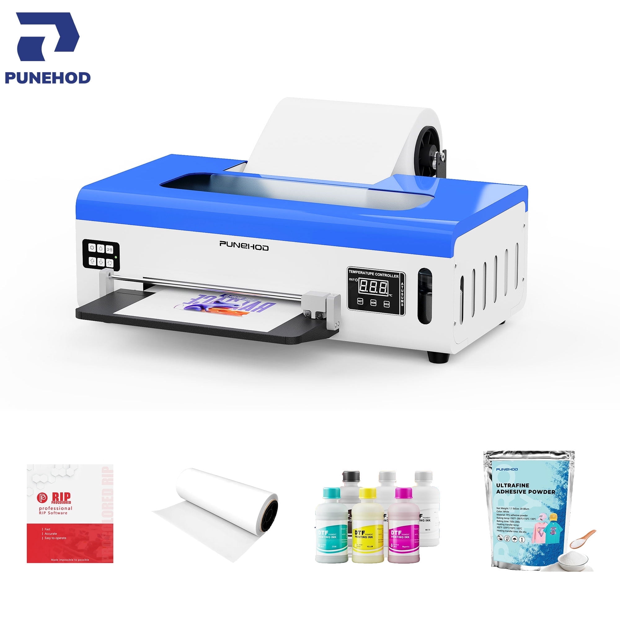 Punehod A4 DTF Printer L800 Direct to Film Printing Kit for Clothing Customization - Walmart.com