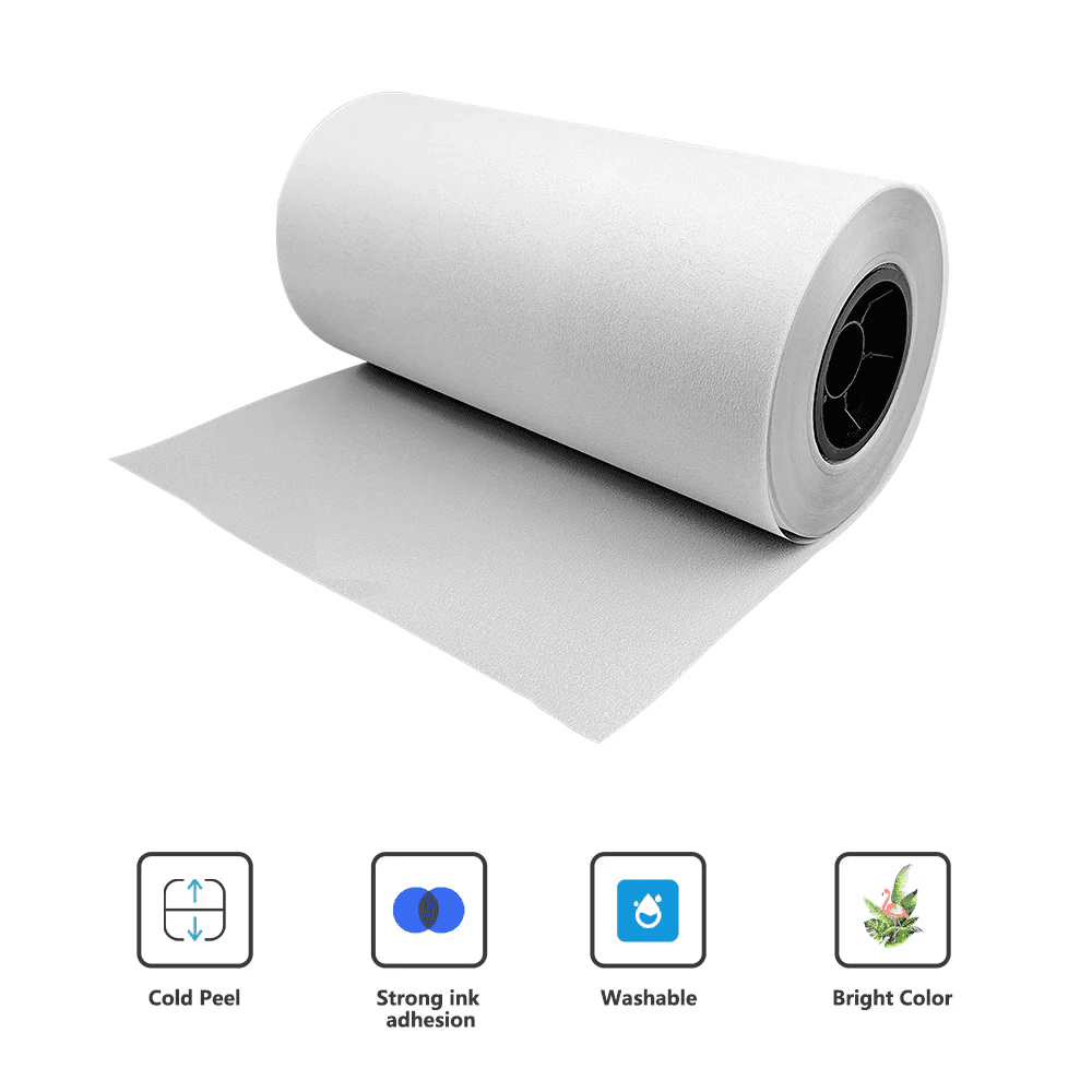 Punehod DTF Glitter Transfer Roll Film 11.8 in * 328 ft—Fit for A3 DTF ...