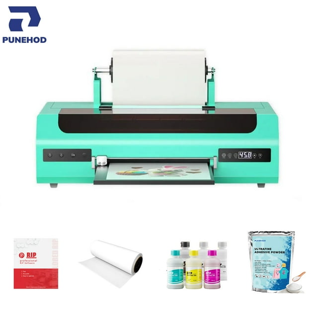 Punehod DTF Printer A3+ R1390 Direct to Film Inkjet Shirt Printing Kit - Walmart.com