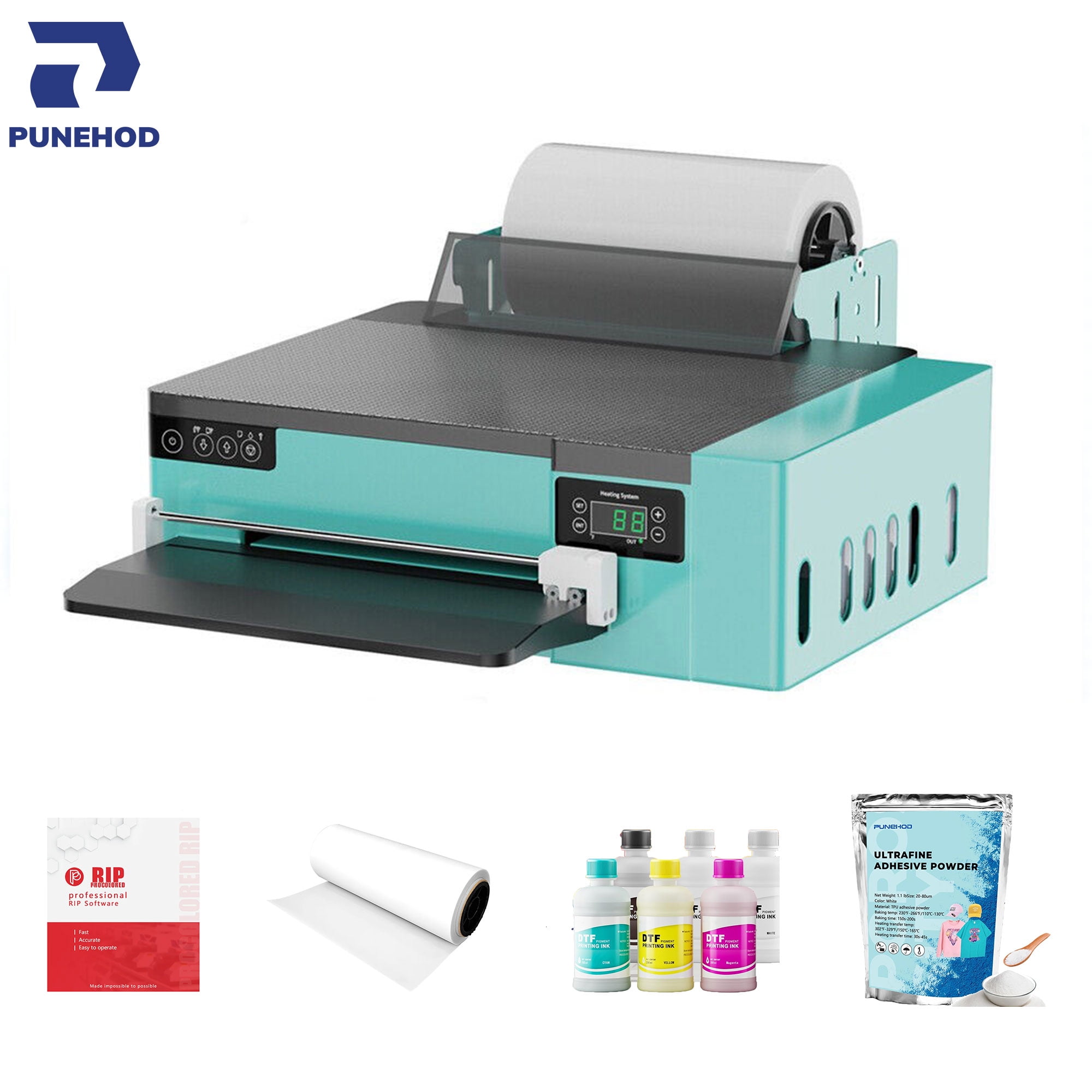 Punehod A4 DTF Printer L8058 (XP600 Printhead) DTF Printing Kit for Shirt Printing - Walmart.com