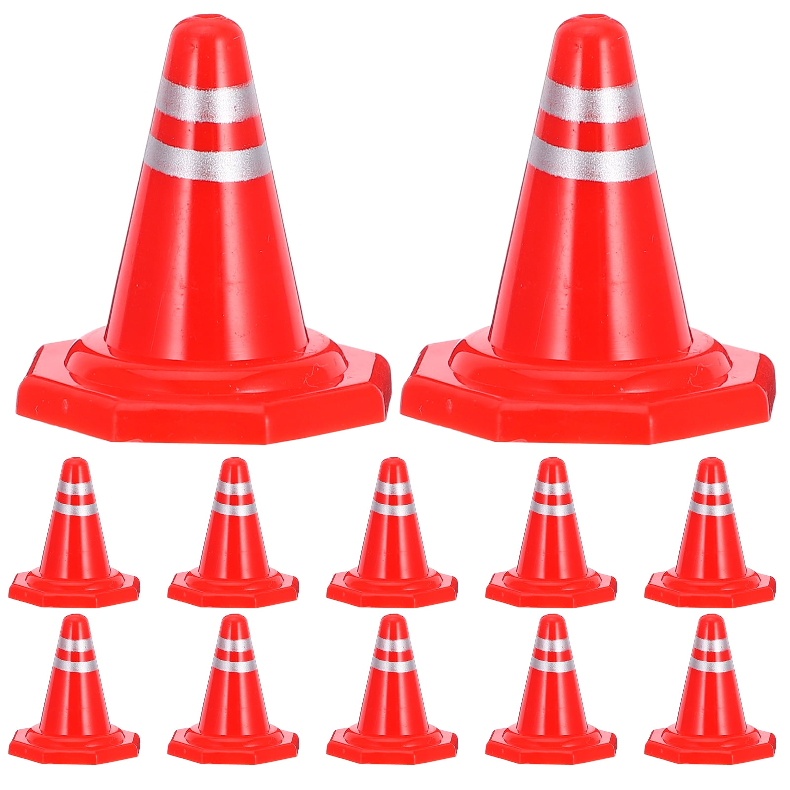 Pungan DIY Roadblock Boys Traffic Cones & Roadblock Signs - 12pcs,1.14 ...