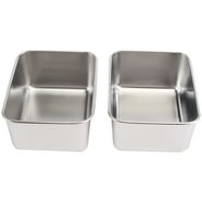 Goodcook 8x4 Steel Loaf Pan, Bread, Cake, Meatloaf, Dishwasher Safe ...