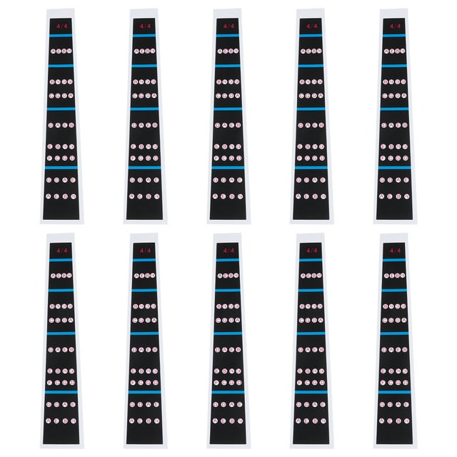 Pungan Fretboard Stickers 10 Sheets Violin Finger Guide Stickers for ...