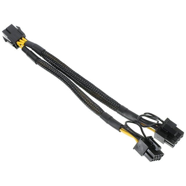 Pungan GPU Extension Cord Graphic Power Cable 6-pin to Double PCIe 8 ...