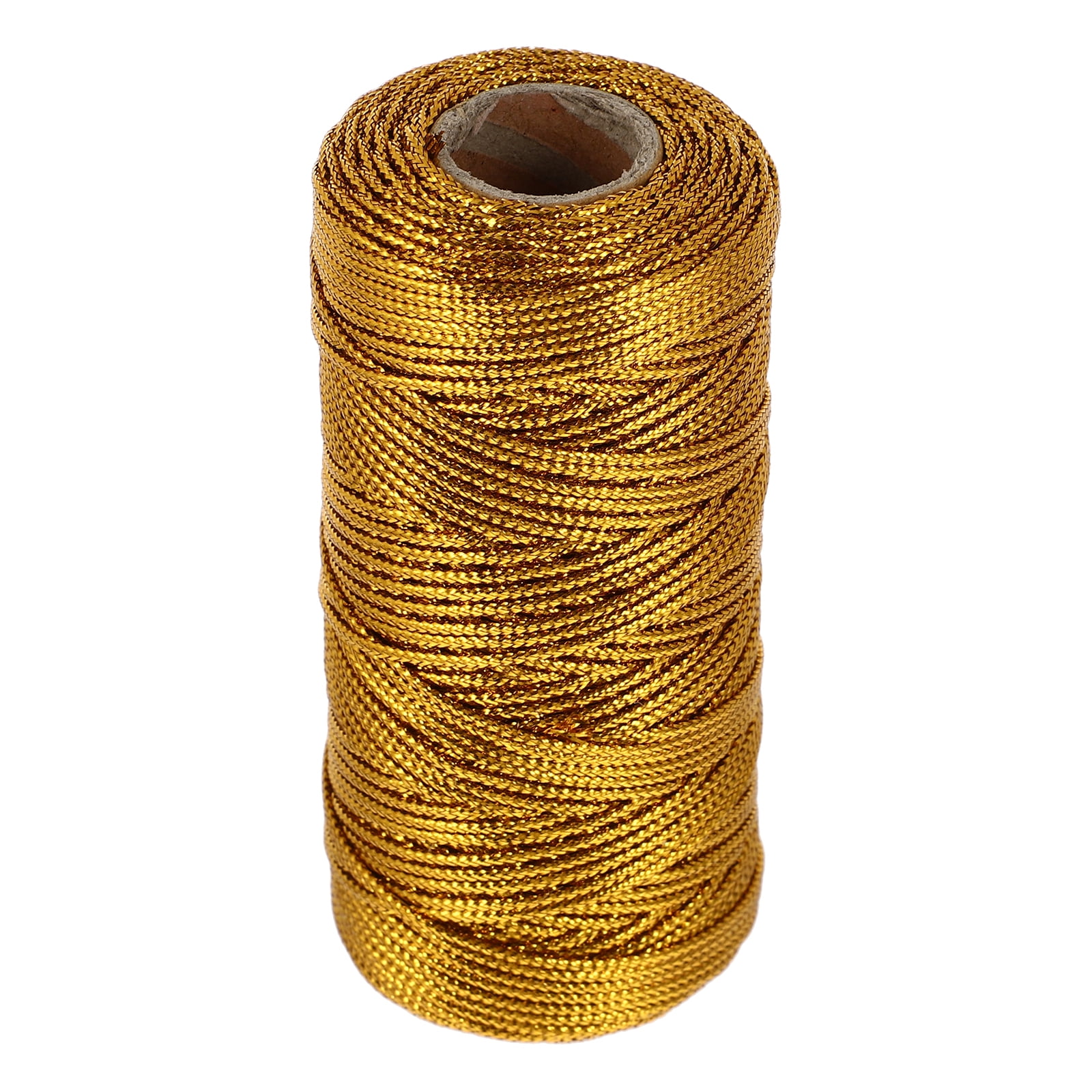 Pungan Gift Binding Ropes 100m Golden Glitter String for Ornaments ...