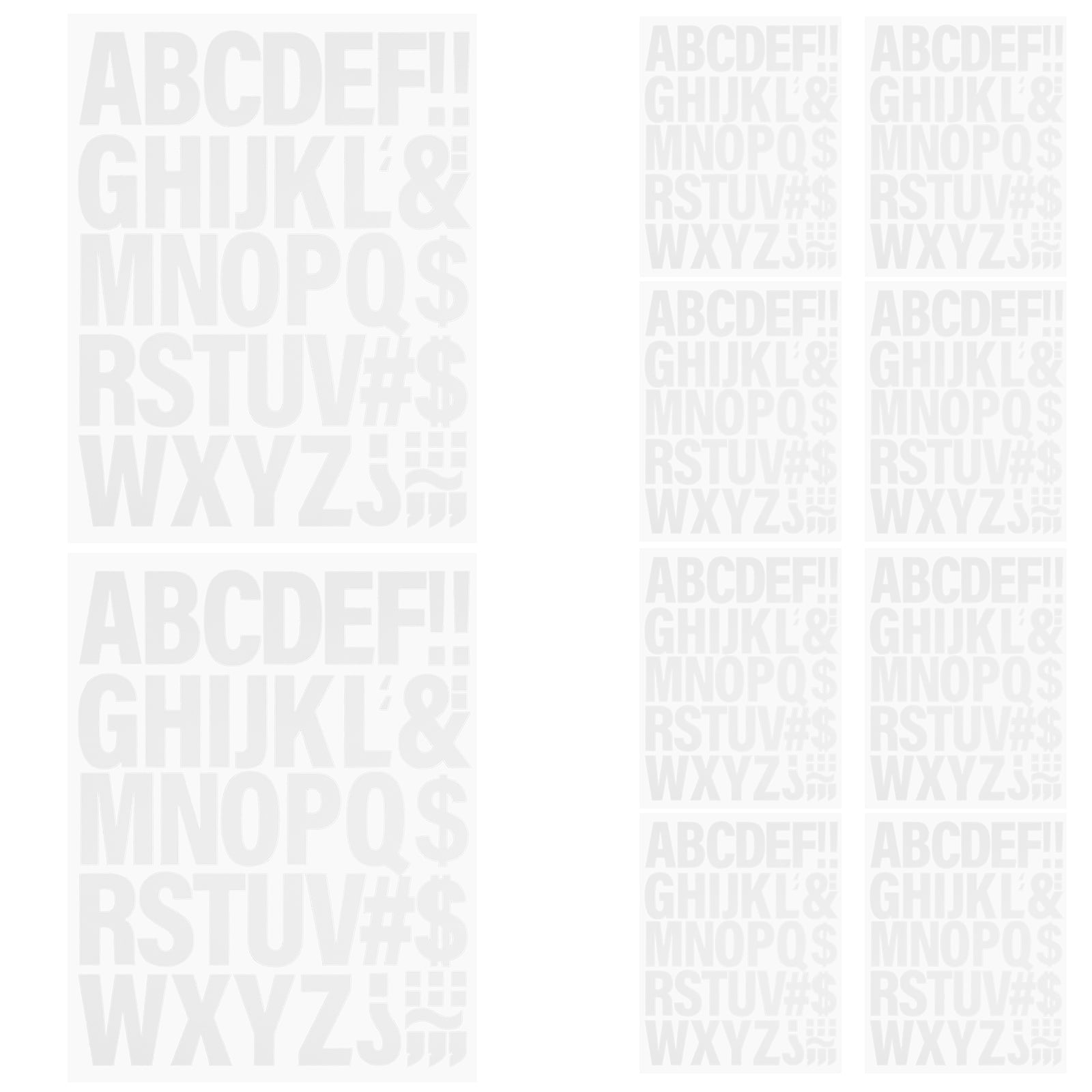 Pungan Iron On Letter 10 Sheets Iron On Letters Iron On Patches Letters ...