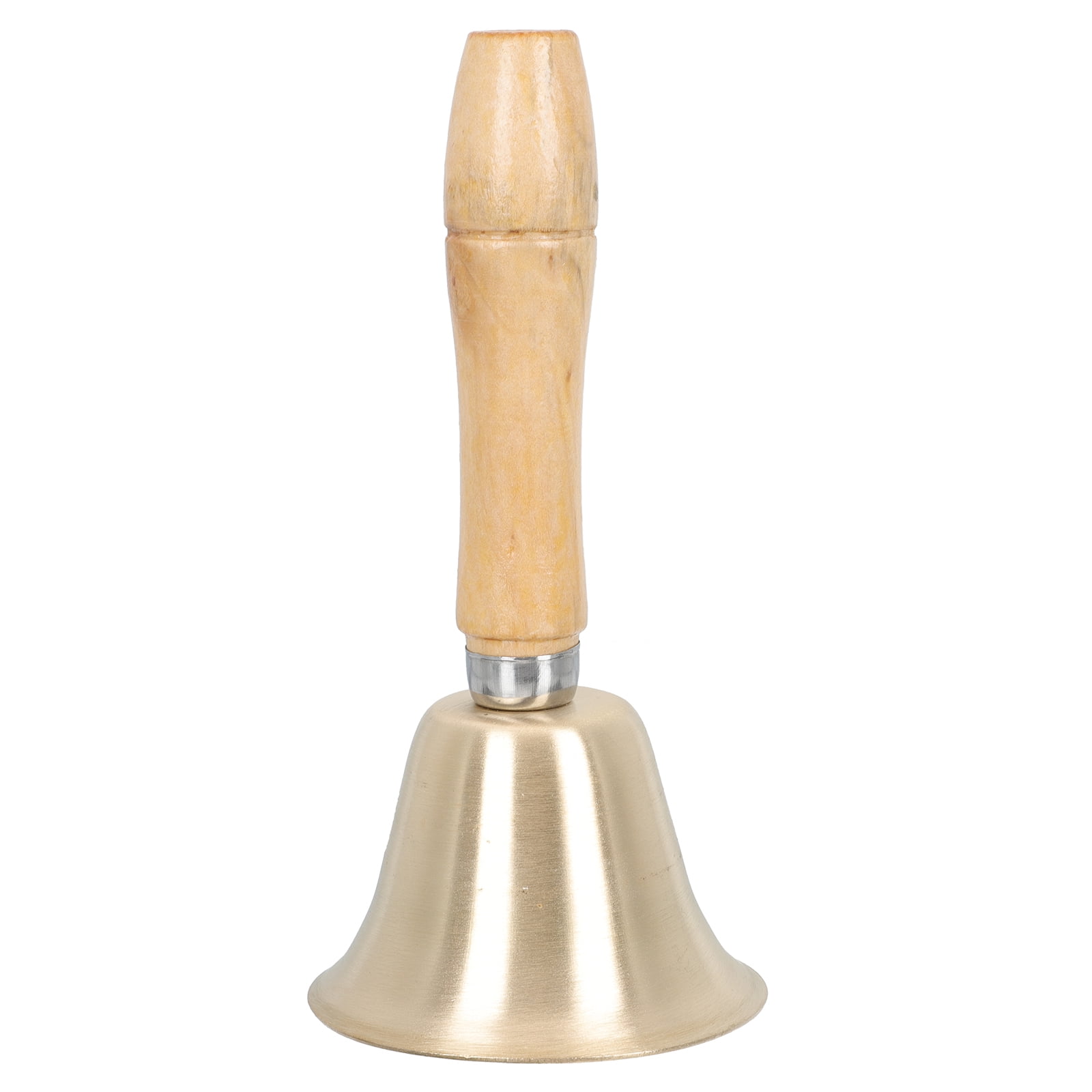 WRISTBIQUE Golden Hand Bell for Ringing in Classroom 1Pack 5.9x2.8in ...