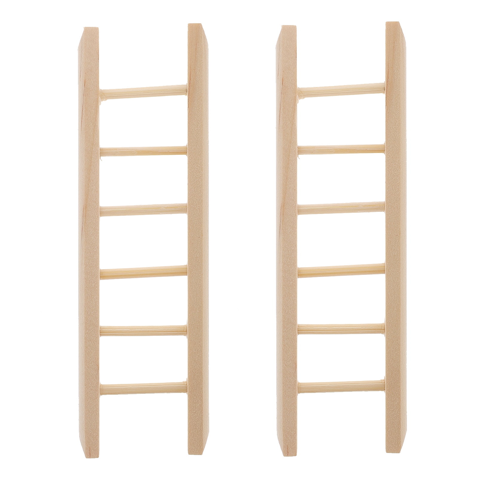 Pungan 2pcs Mini Wood Ladders Decorative Miniature Ladder for Home ...