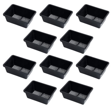 Mr. Pen- Plastic Growing Trays, 10 Pack, Black, 17”x10”, Plant Tray ...