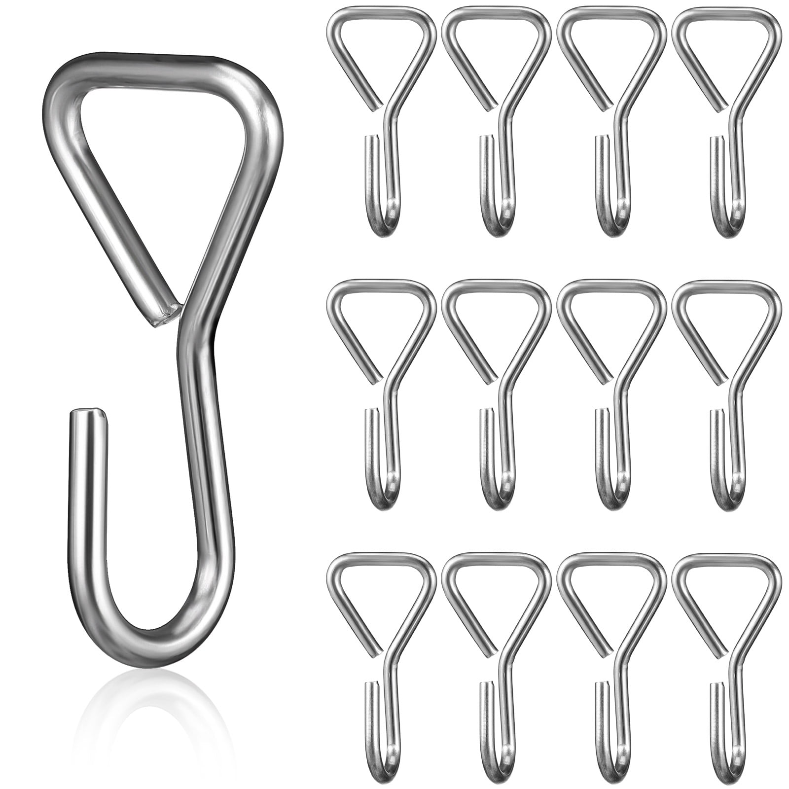 Pungan S Hook 100 Pcs Hooks Stainless Steel Hooks Heavy Duty S Hook ...