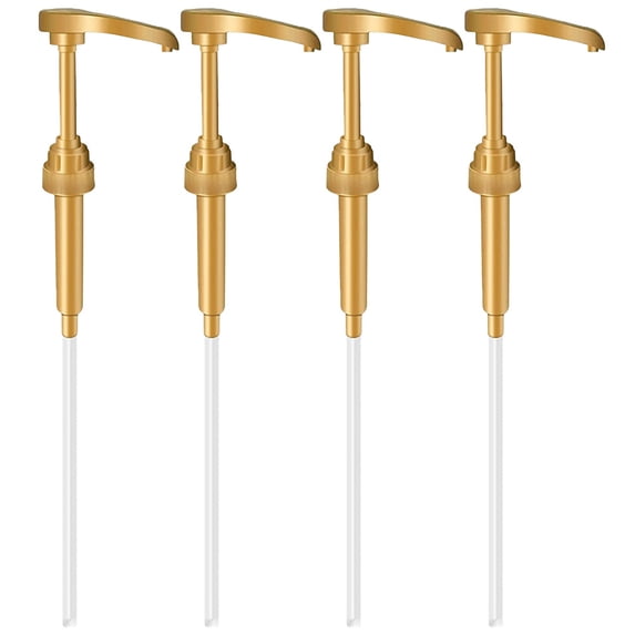 Pungan Syrup Pump 4pcs Syrup Bottle Pumps for Coffee - Heavy Duty ...
