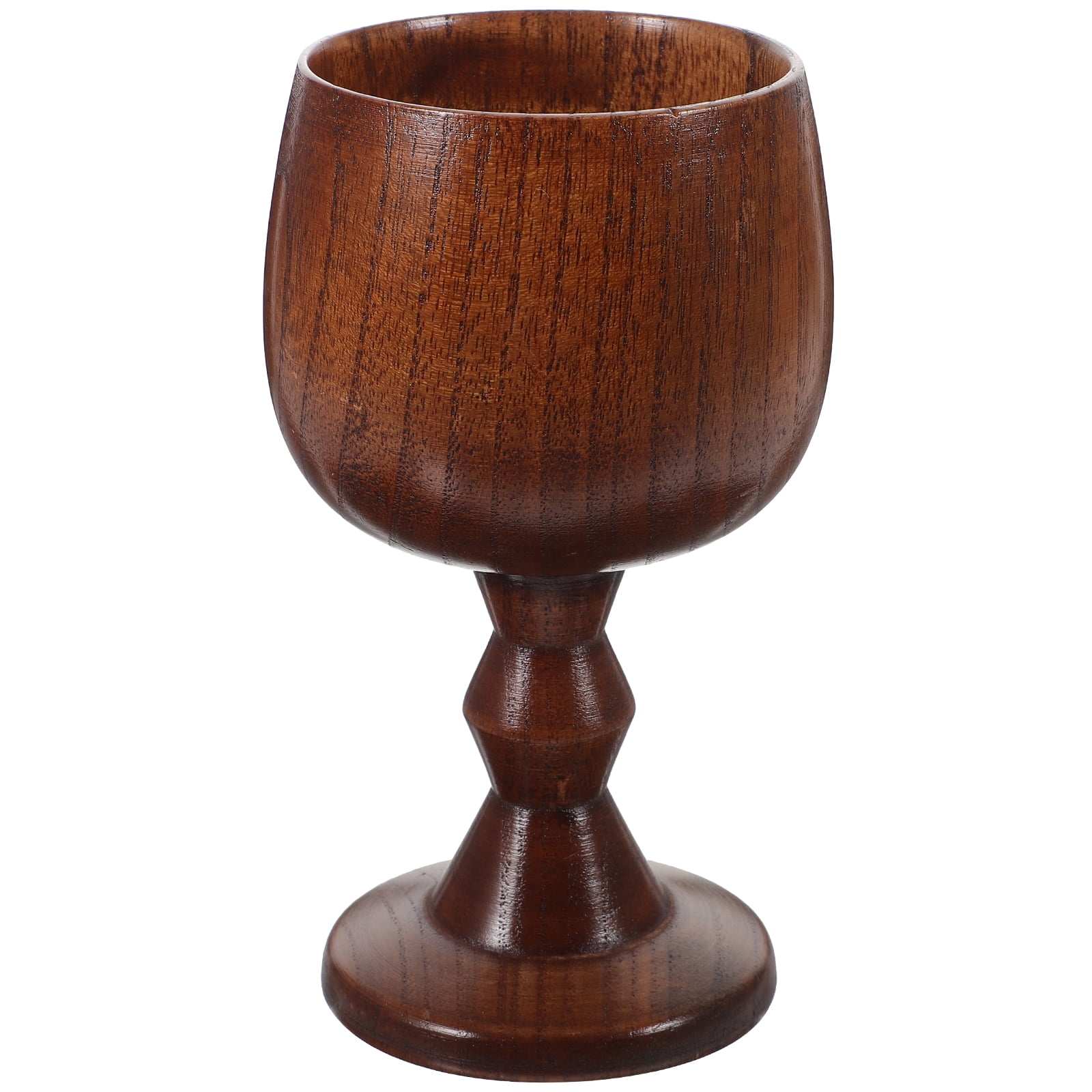WRISTBIQUE Water Goblet Brown Wood 1Pack - Walmart.com