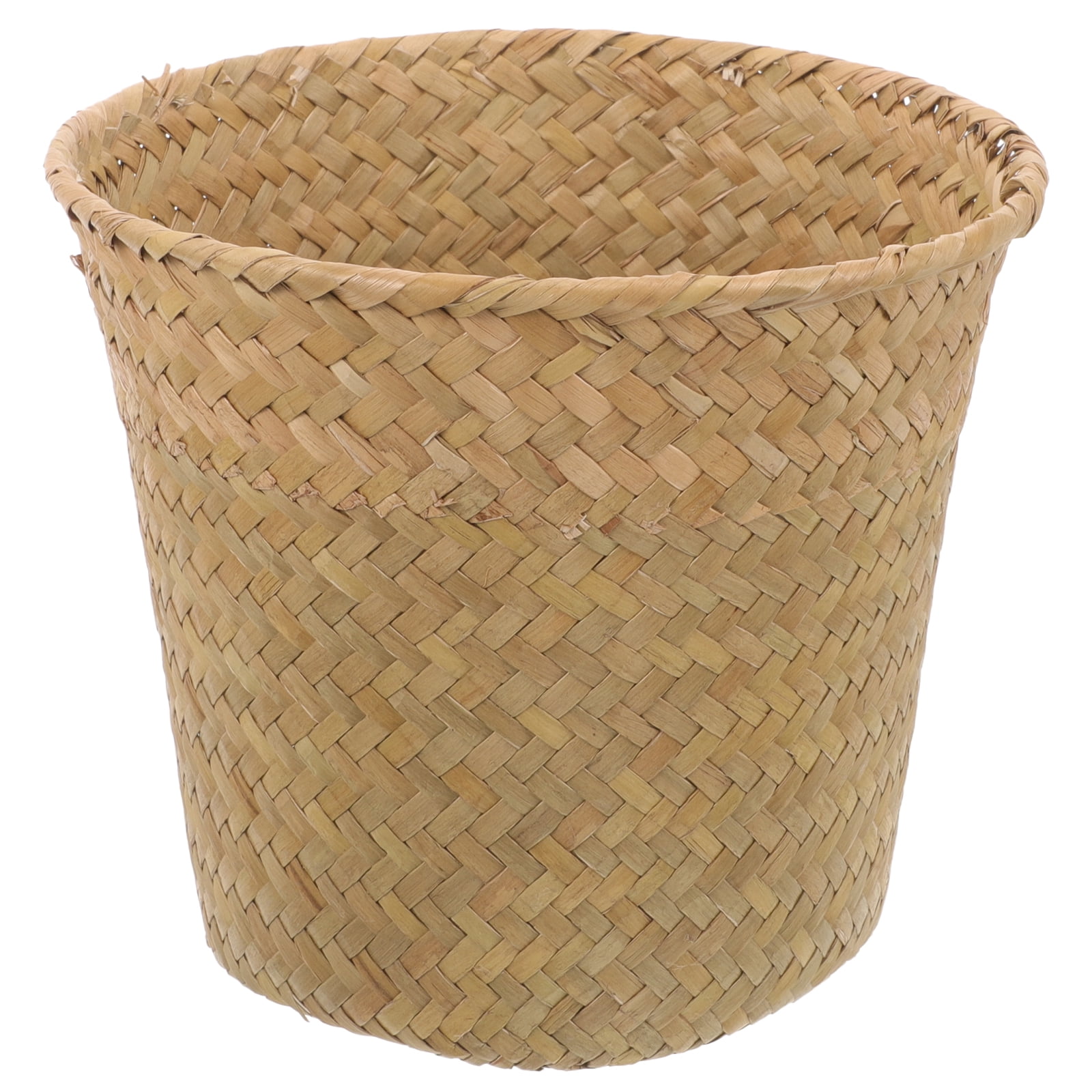 WRISTBIQUE Seagrass Sundry Basket for Waste Collection, Bathroom and ...