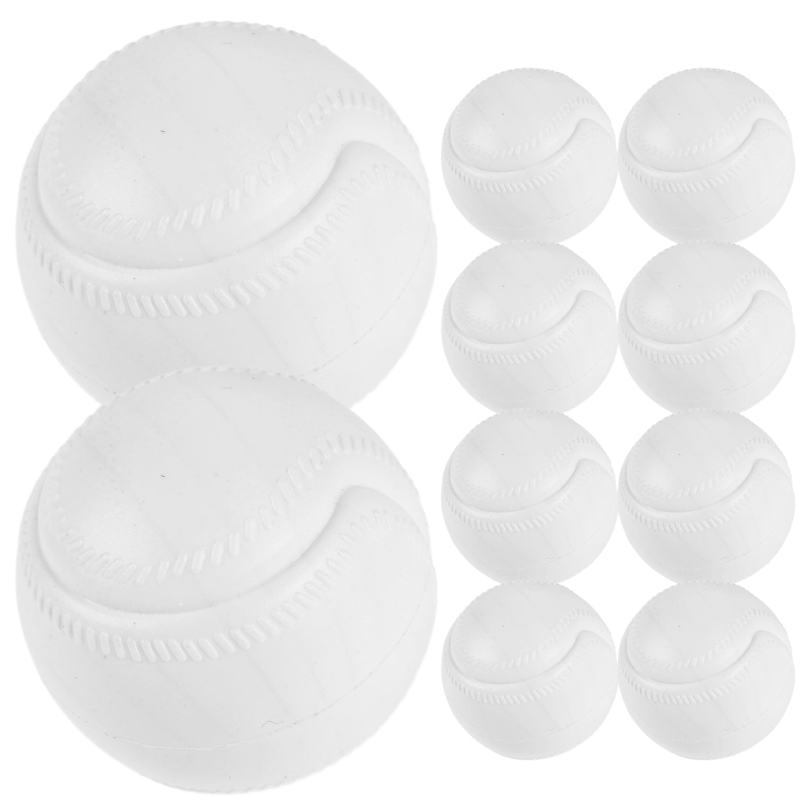 Pungan baseball balls 10pcs Hollow Plastic Baseballs For Kids' Baseball ...
