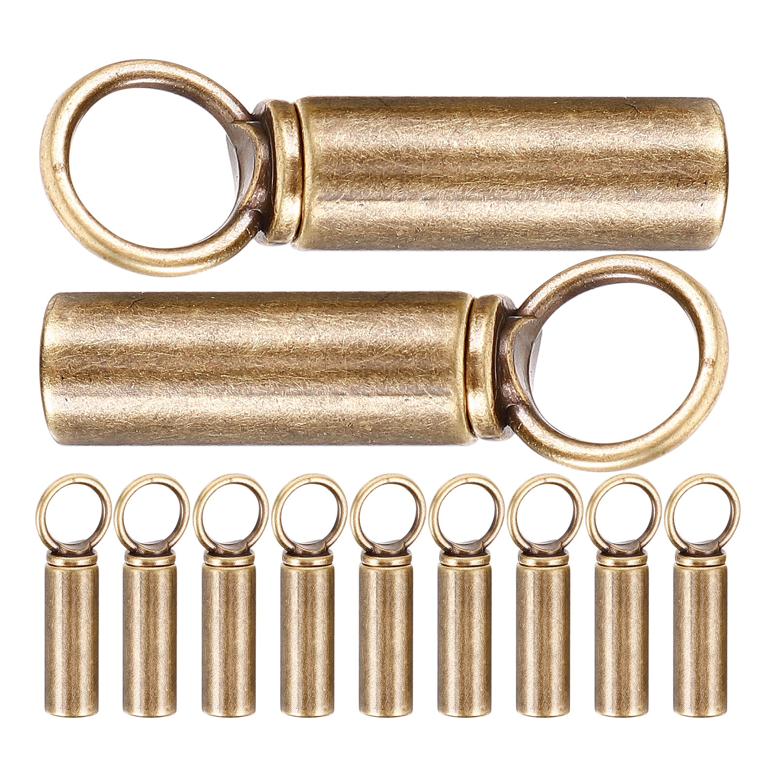 WRISTBIQUE Cord Locks for Drawstrings Golden Metal for Men and Women 10 ...