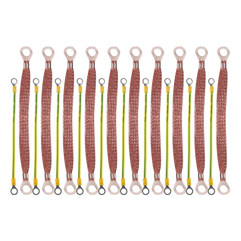 Pungan engine ground strap 20pcs Copper Ground Strap with Terminals ...