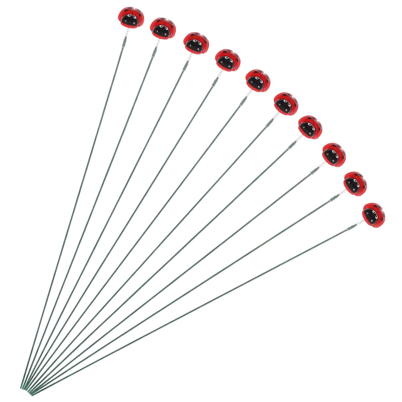 Pungan garden decor Ladybug Garden Stake Decoration Resin Yard Art ...