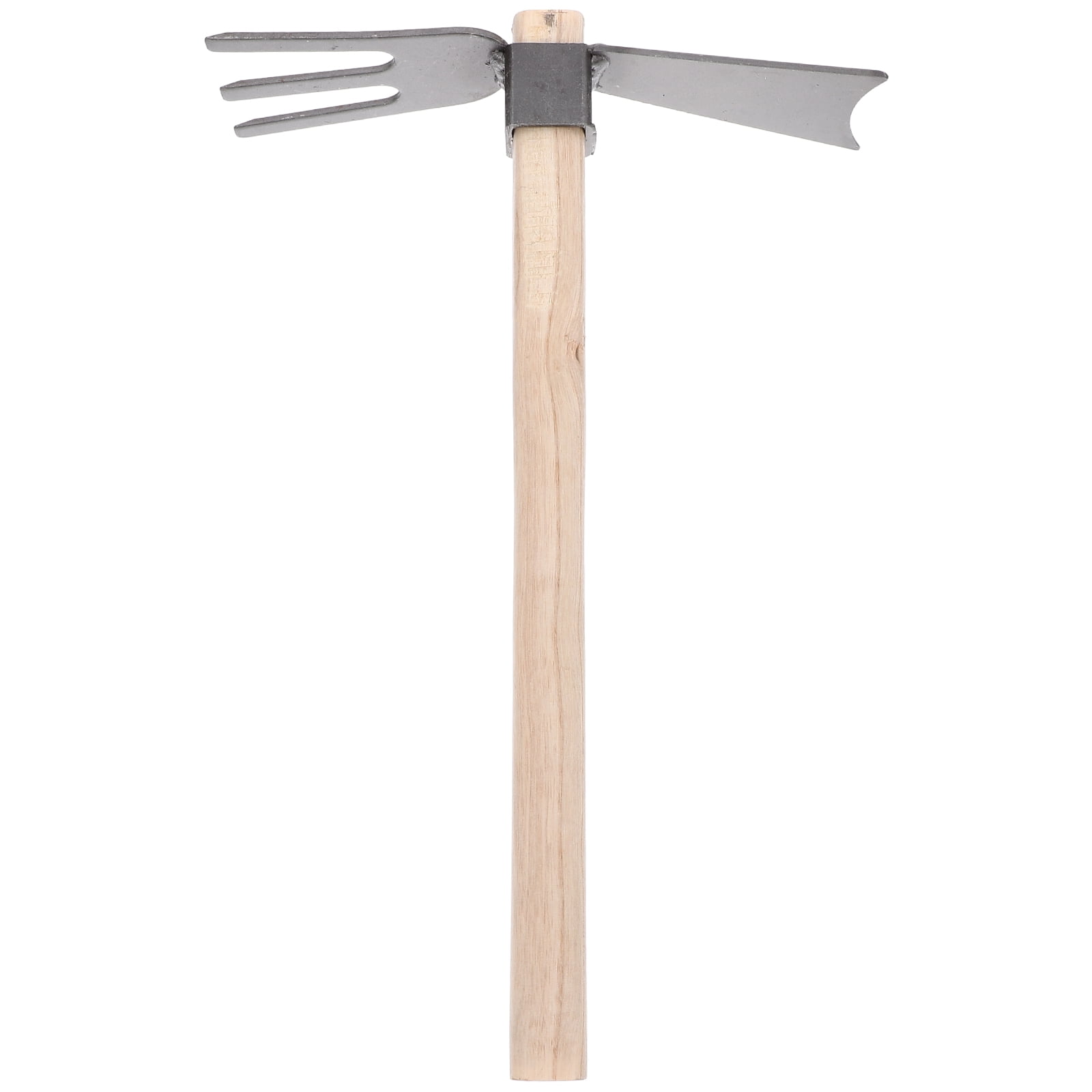 WRISTBIQUE Weeding Hoes Gardening Wooden Iron 1Set - Walmart.com