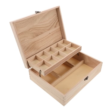 Beautiful by Drew Burl Wood Tabletop Storage Box, Decorative Jewelry ...