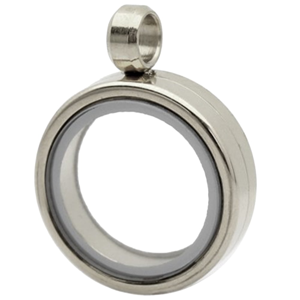 Pungan locket pendant 20mm Round Photo Frame Locket Necklace with ...