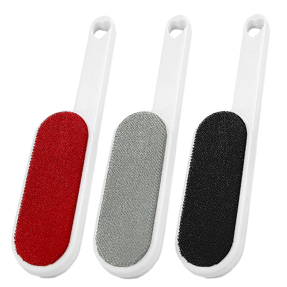 WRISTBIQUE Lint Brush Black Home Cleaning Fluff 3Pcs 9.6x2.2x0.8In ...