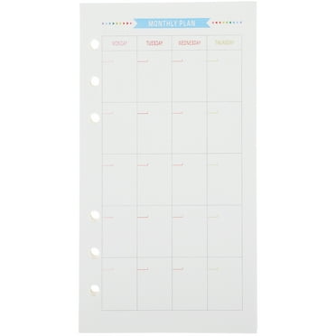 Refill pages for Giant Print Organizer- 50 Sheets - Walmart.com