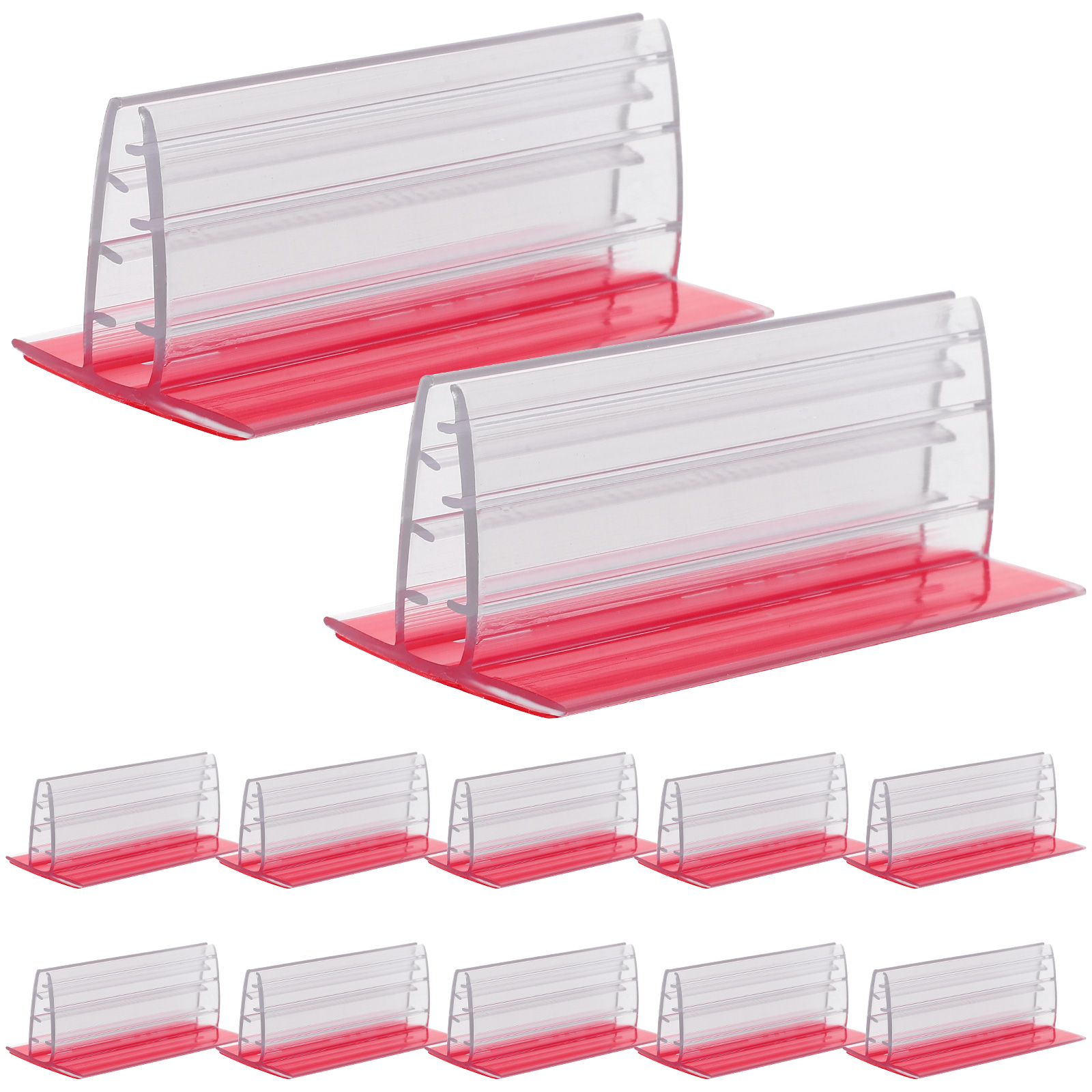 Pungan sign holders 12pcs Adhesive Sign Holders Sneeze Panels Holders ...