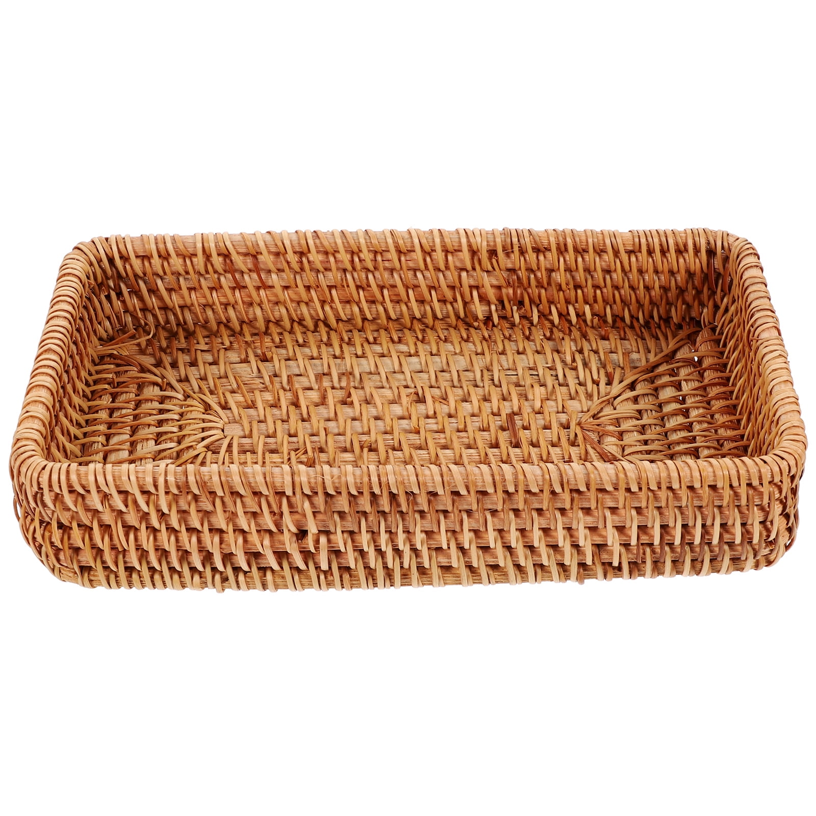 Pungan small basket Rattan Fruit Basket Woven Bread Tray Wicker Storage ...
