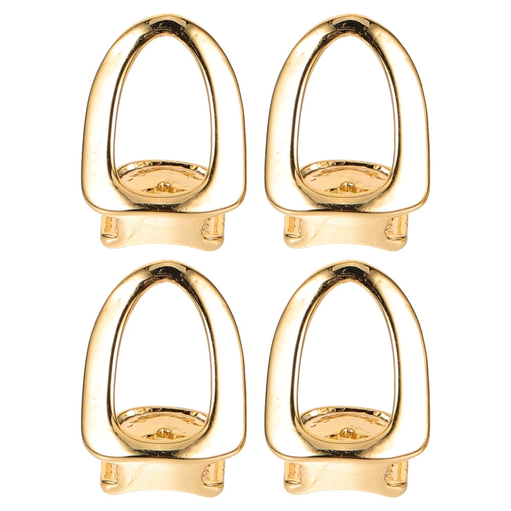 FRCOLOR 4pcs Metal Gold Grills Cosplay Single Tooth Caps Decorative ...