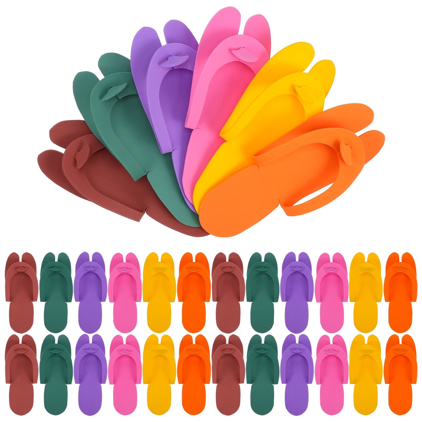 Pungan travel slippers Pairs Folding Slippers for Pedicure Spa Bath ...