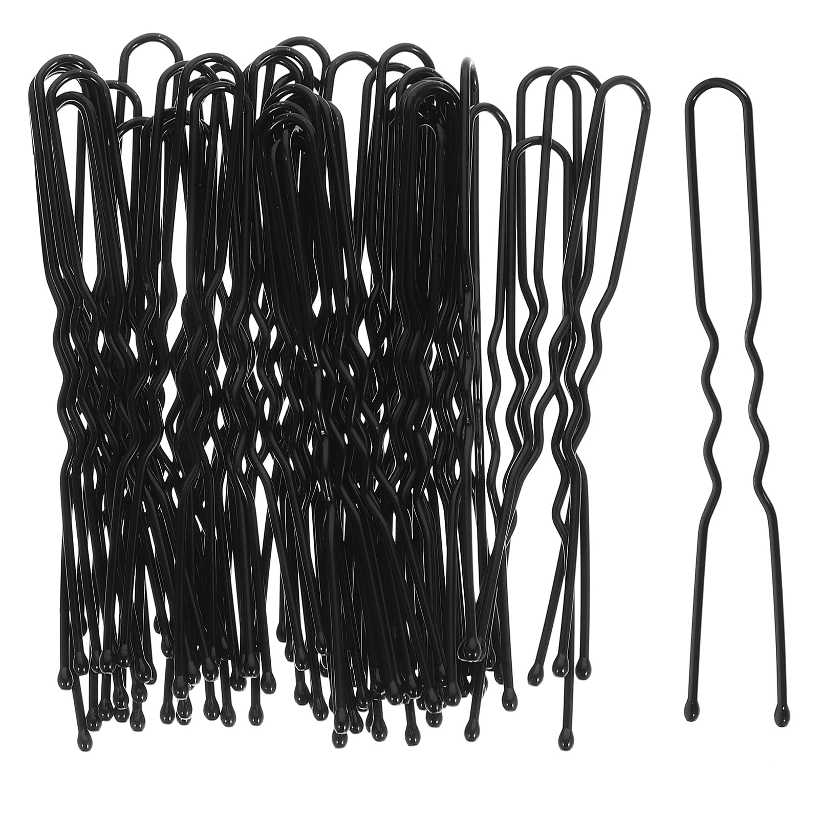 Pungan u hair pin 50pcs Bobby Hair U Shaped Hair Black Metal Hair Clips ...