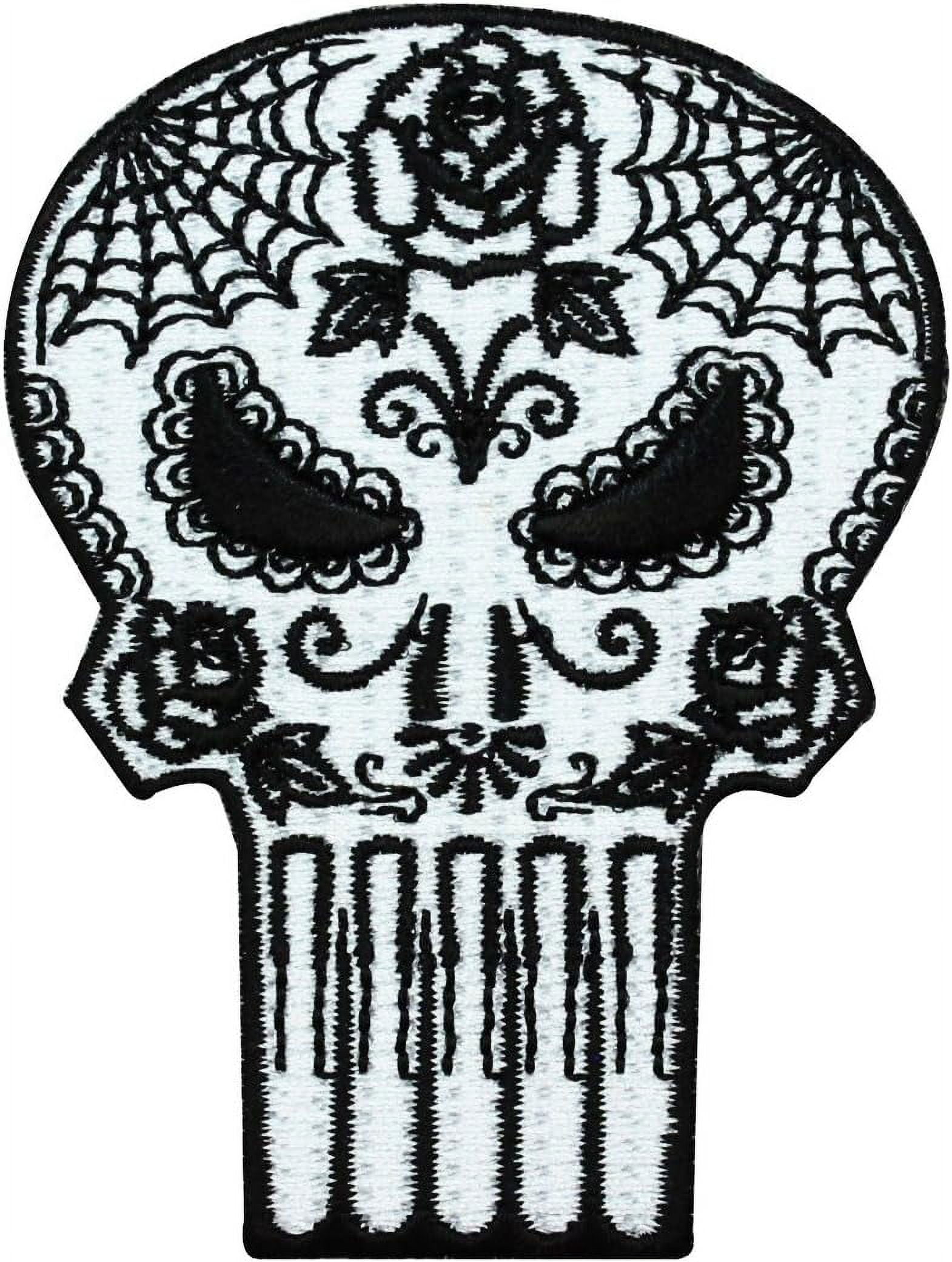 Punisher Sugar Ironon Patch Comics Hero Apparel Accessory Applique ...