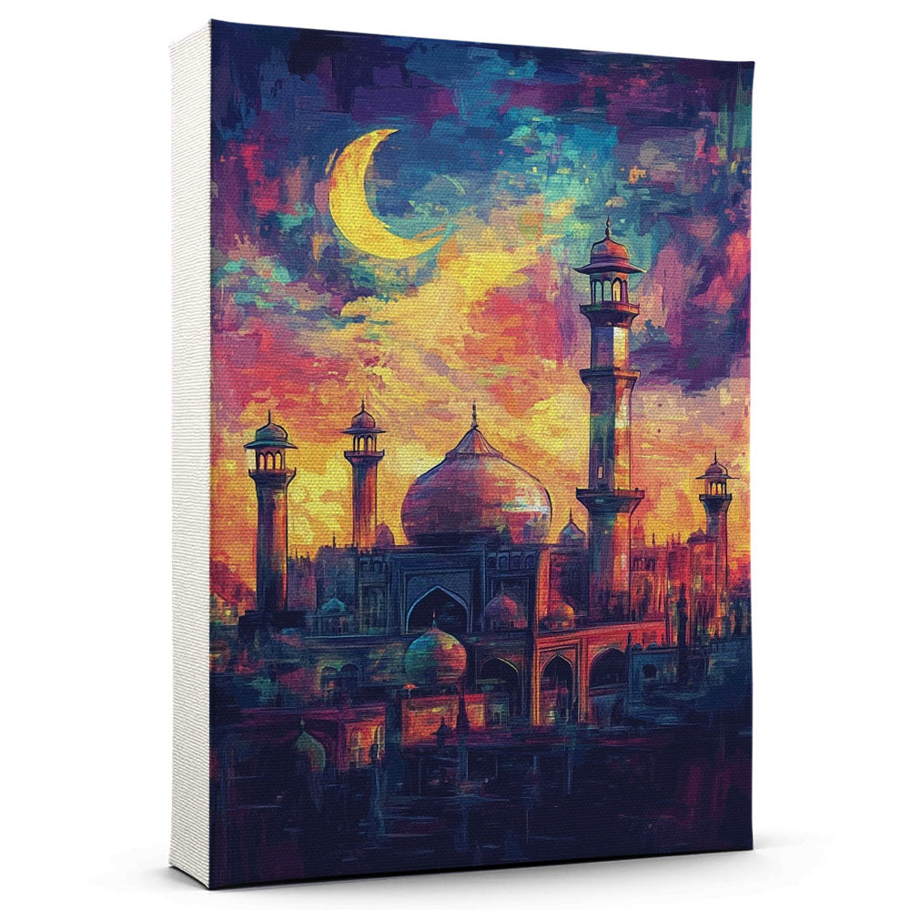 Punjab Travel Starry Night Canvas Print, Pakistan Canvas Wall art ...