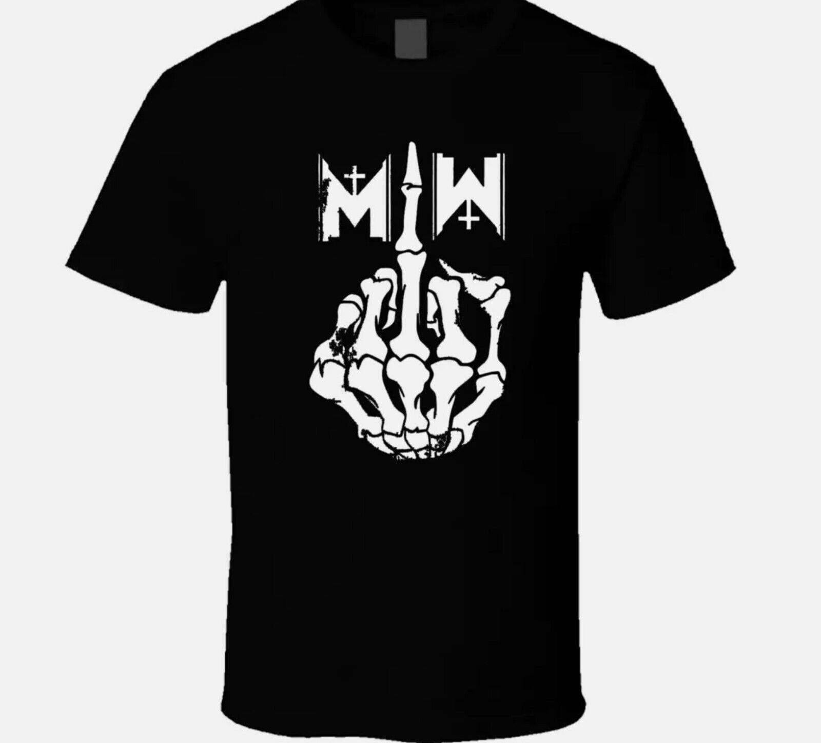 Punk Art Icon Mashup Shirt, Gothic Pin-Up Graphic Rock Style Tee - Walmart.com