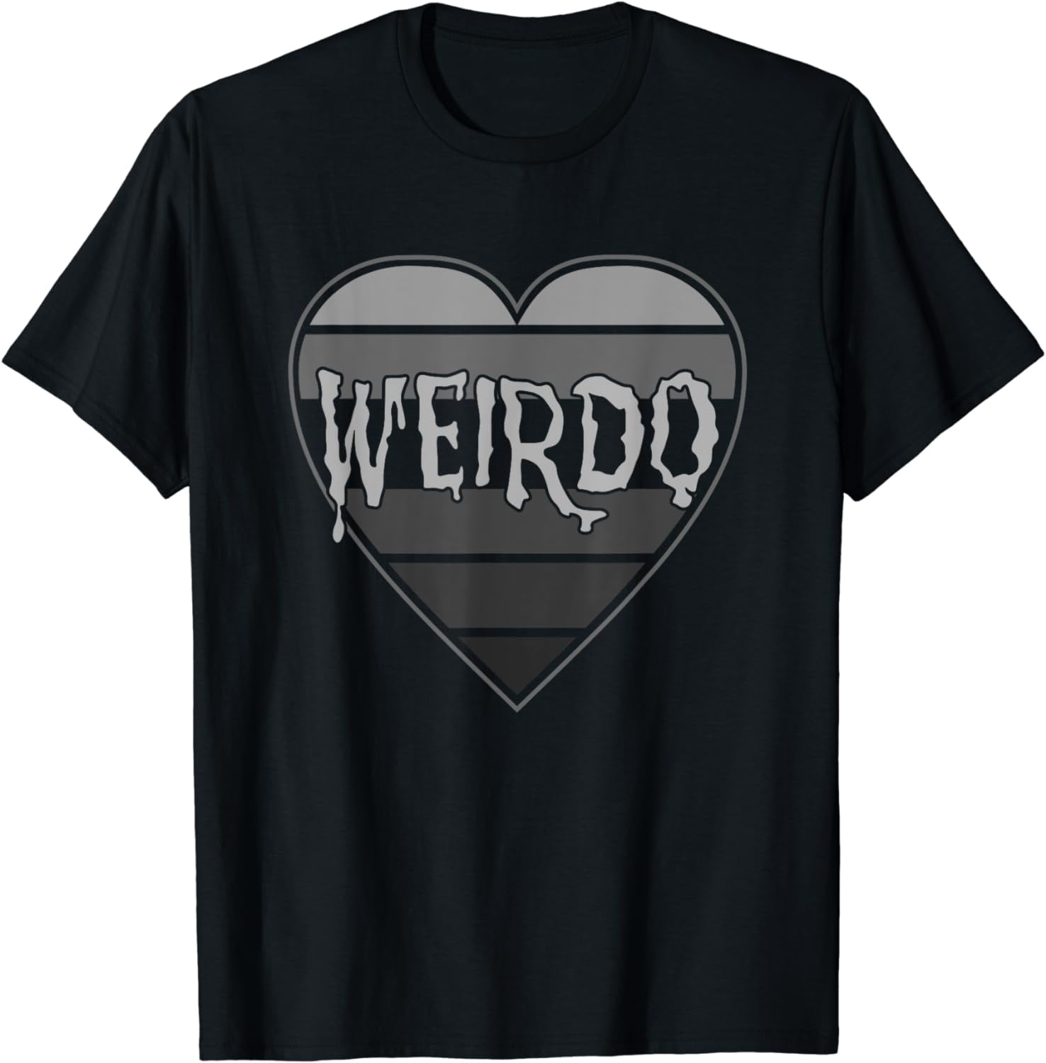 Punk Dark Emo Funny Goth Heavy Rock Music Weirdo T-Shirt - Walmart.com