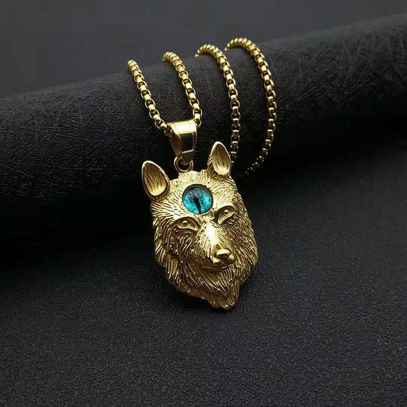 Punk Devil Skull Necklaces For Men Women Goth Retro Demon Mask Pendant ...