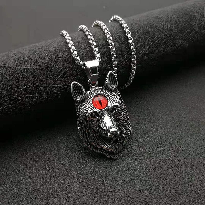 Punk Devil Skull Necklaces For Men Women Goth Retro Demon Mask Pendant ...