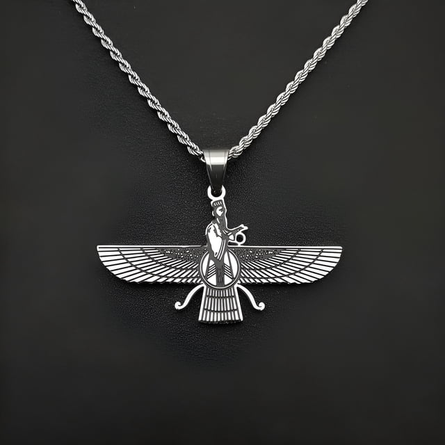 Punk Gold Color Ahura Mazda Fire of Light and Truth Zoroastrianism ...