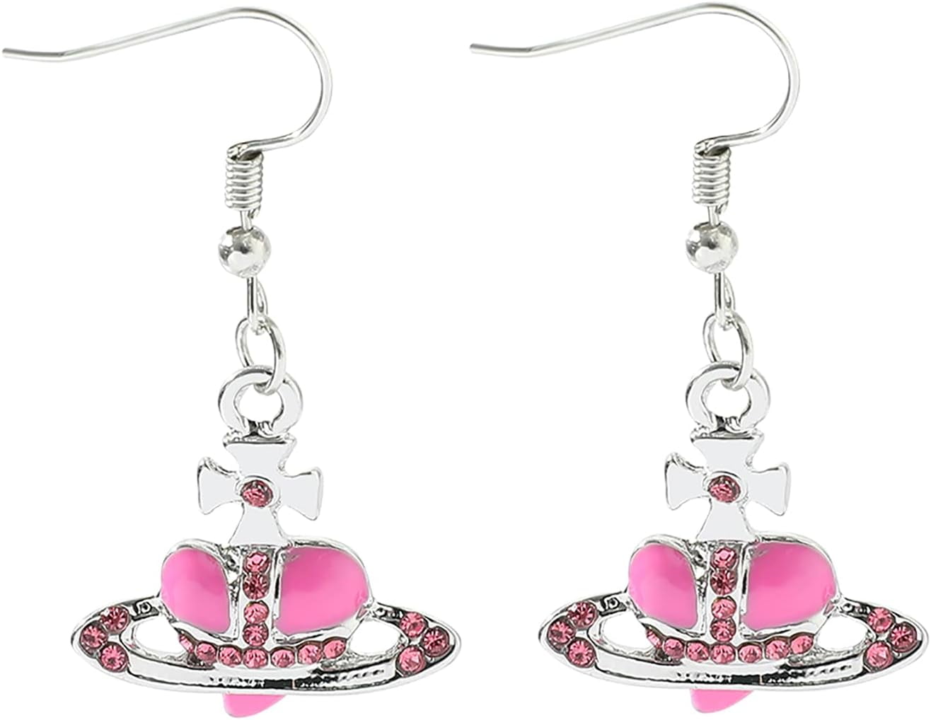 Punk Heart Saturn Necklace - 5 Colors Available Fashion Baroque ...