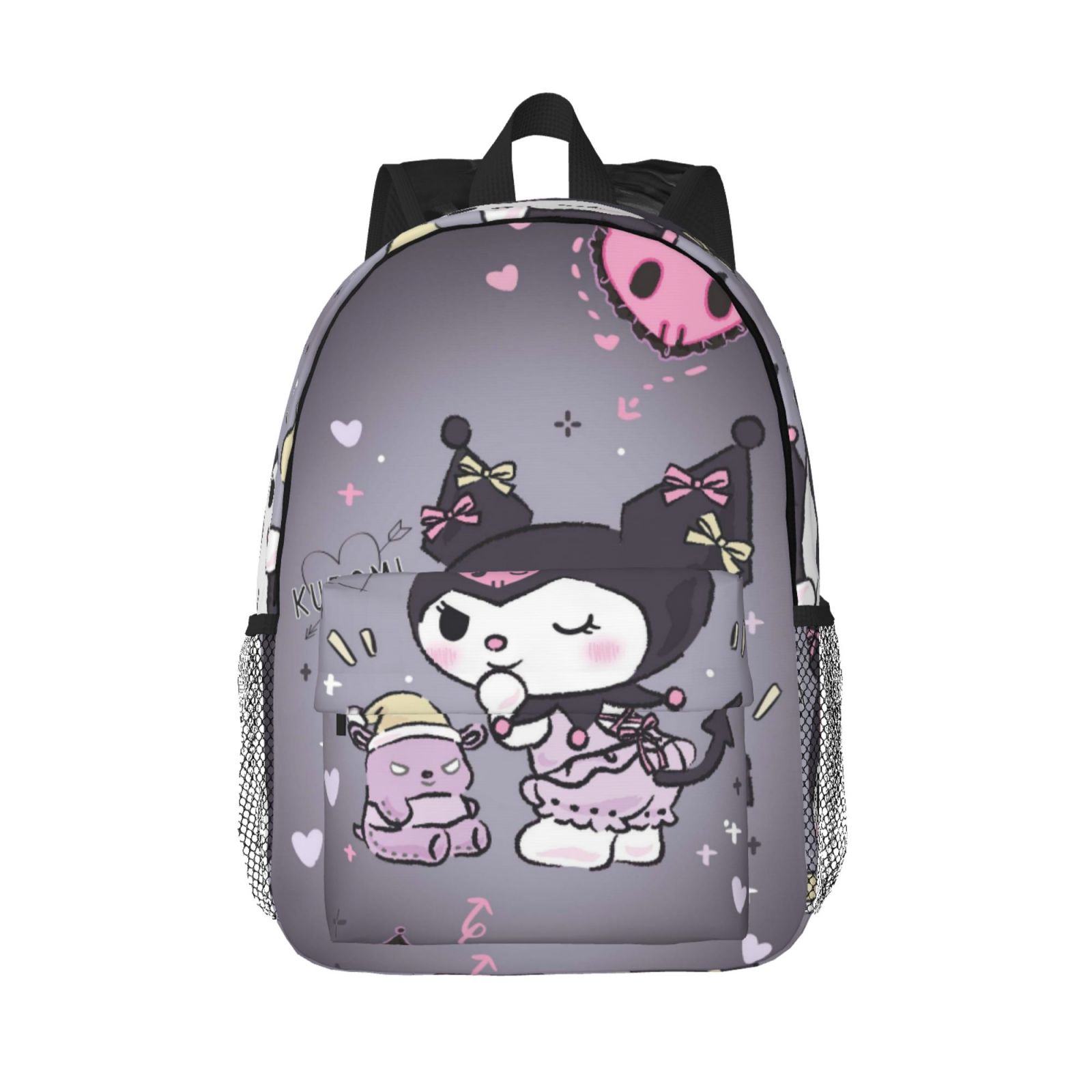 Punk Kurom Backpac Large Capacity Laptop Bags Lightweight Work Travel ...