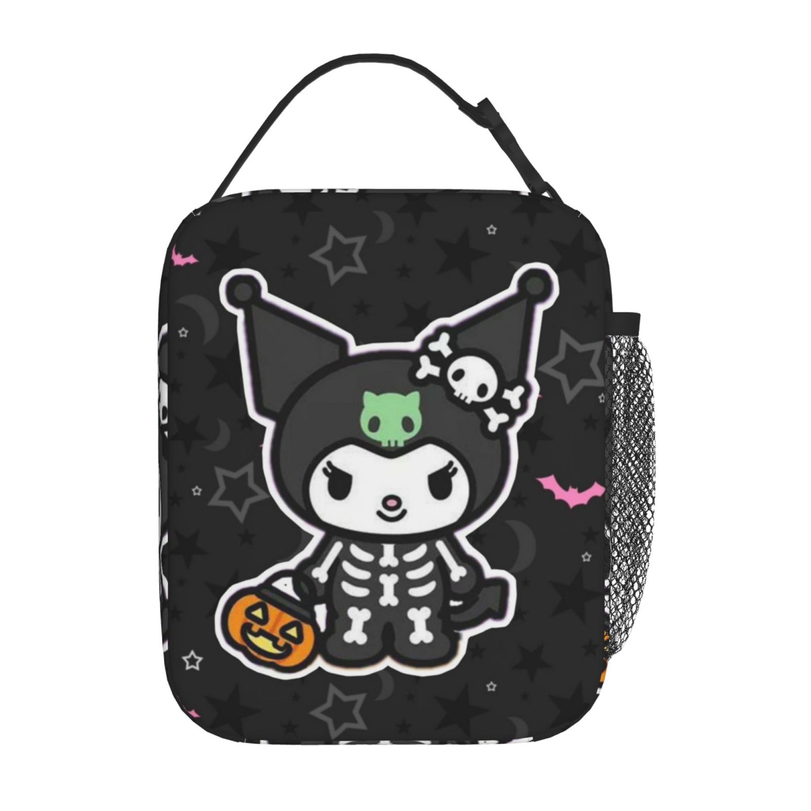 Punk Kuromi Lunch Bag Insulated Tote Cooler Small Lunch Box Reusable ...