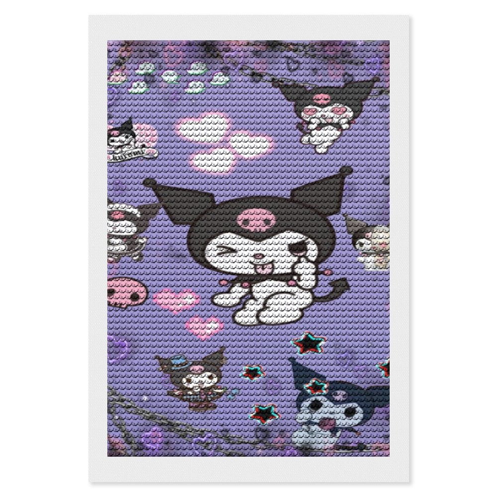 Punk Kuromi Diamond Art Kits for Adults - 5D Diamond Art Kits for ...