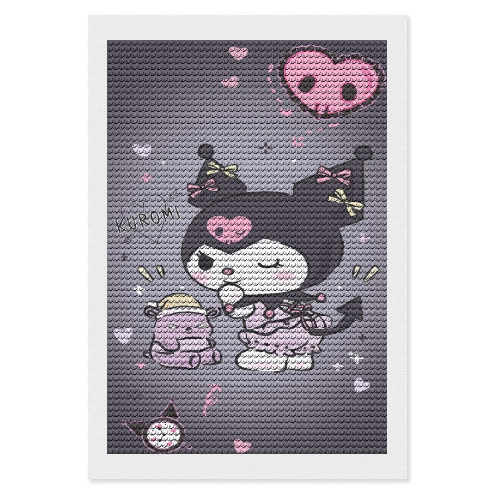 Punk Kuromi Diamond Art Kits for Adults - 5D Diamond Art Kits for ...