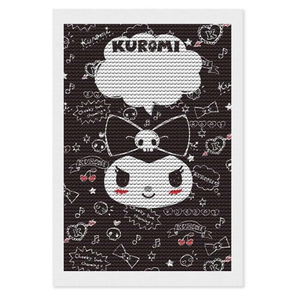 Punk Kuromi Diamond Art Kits for Adults - 5D Diamond Art Kits for ...
